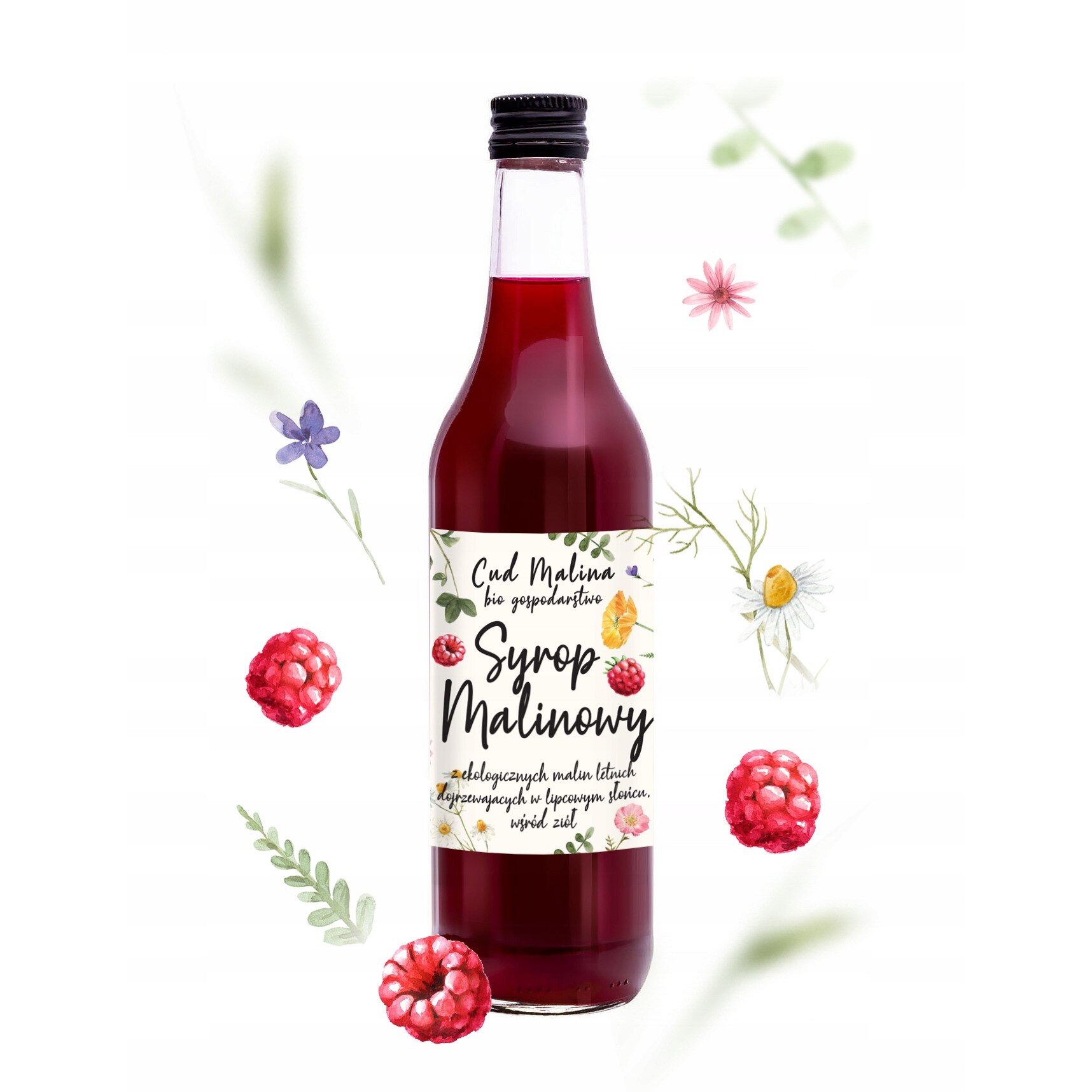 Sirop de zmeura Cud Malina, 500ml - eMAG.ro