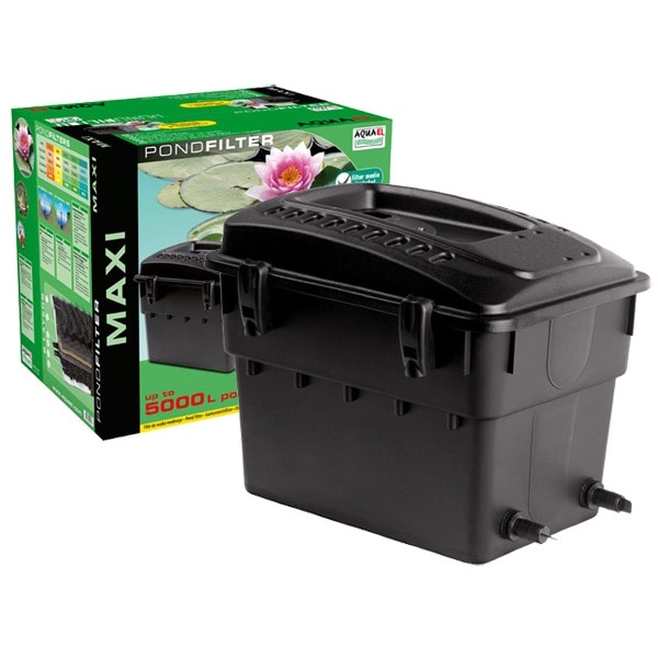 Filtru pentru iaz Maxi, Aquael, 3500 l/h, Negru - eMAG.ro