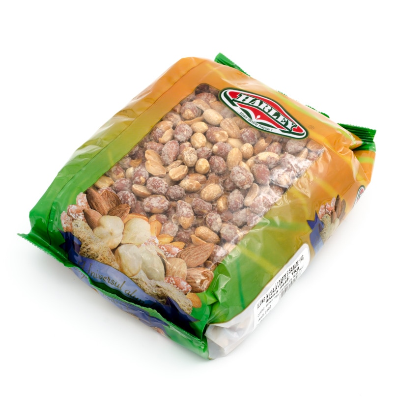 Alune in coaja, cu sare, 1kg, Harley - eMAG.ro