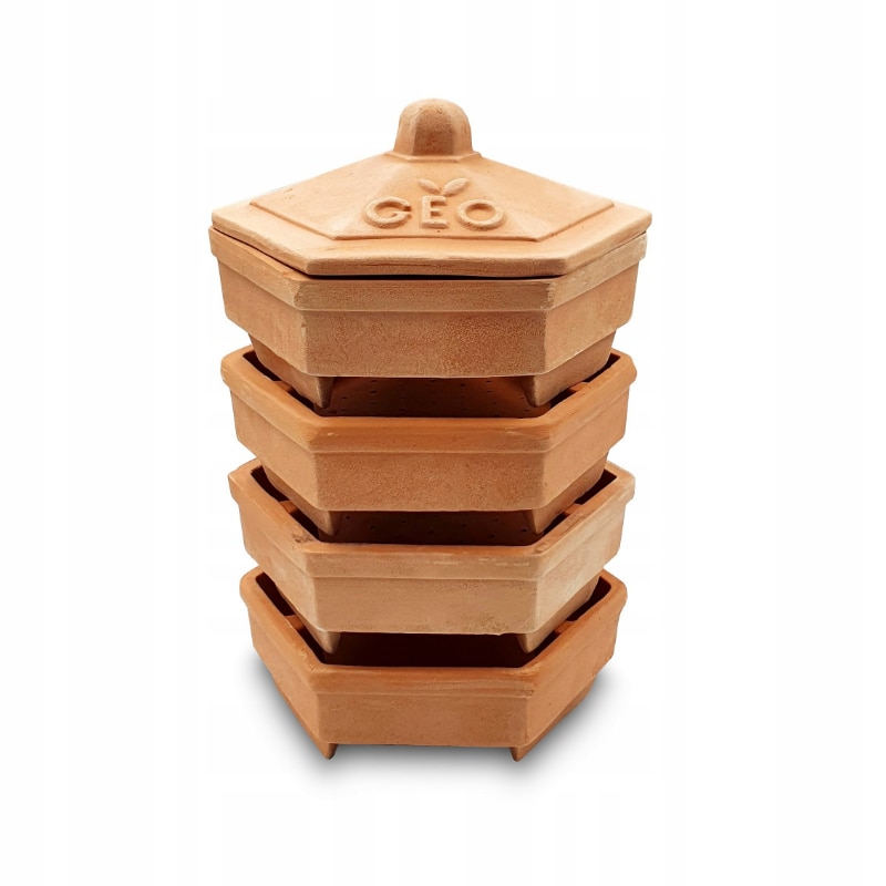 Germinator seminte Bavicchi Terra, Lut, 19x19x30cm, Maro - eMAG.ro