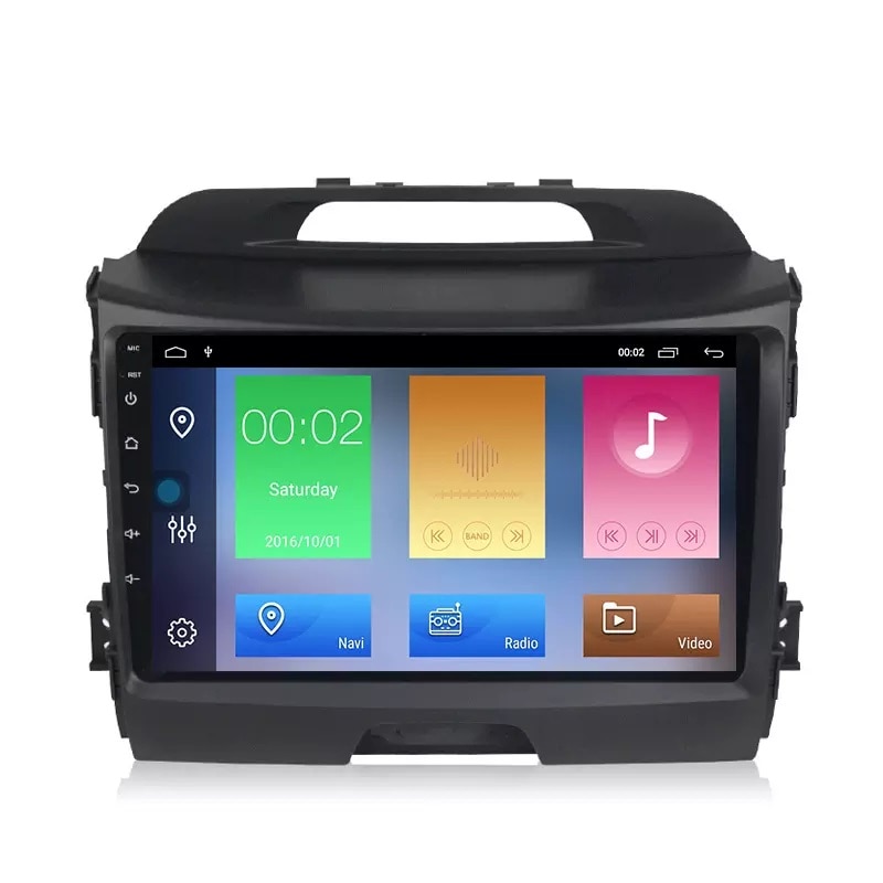 Navigatie Android Dedicata Kia Sportage (2010-2016), 9Inch, 1Gb Ram, 16Gb Stocare, Bluetooth ...