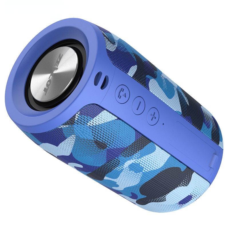 Boxa portabila, Bluetooth 5.0/Card/Aux, 6h, Albastru - eMAG.ro