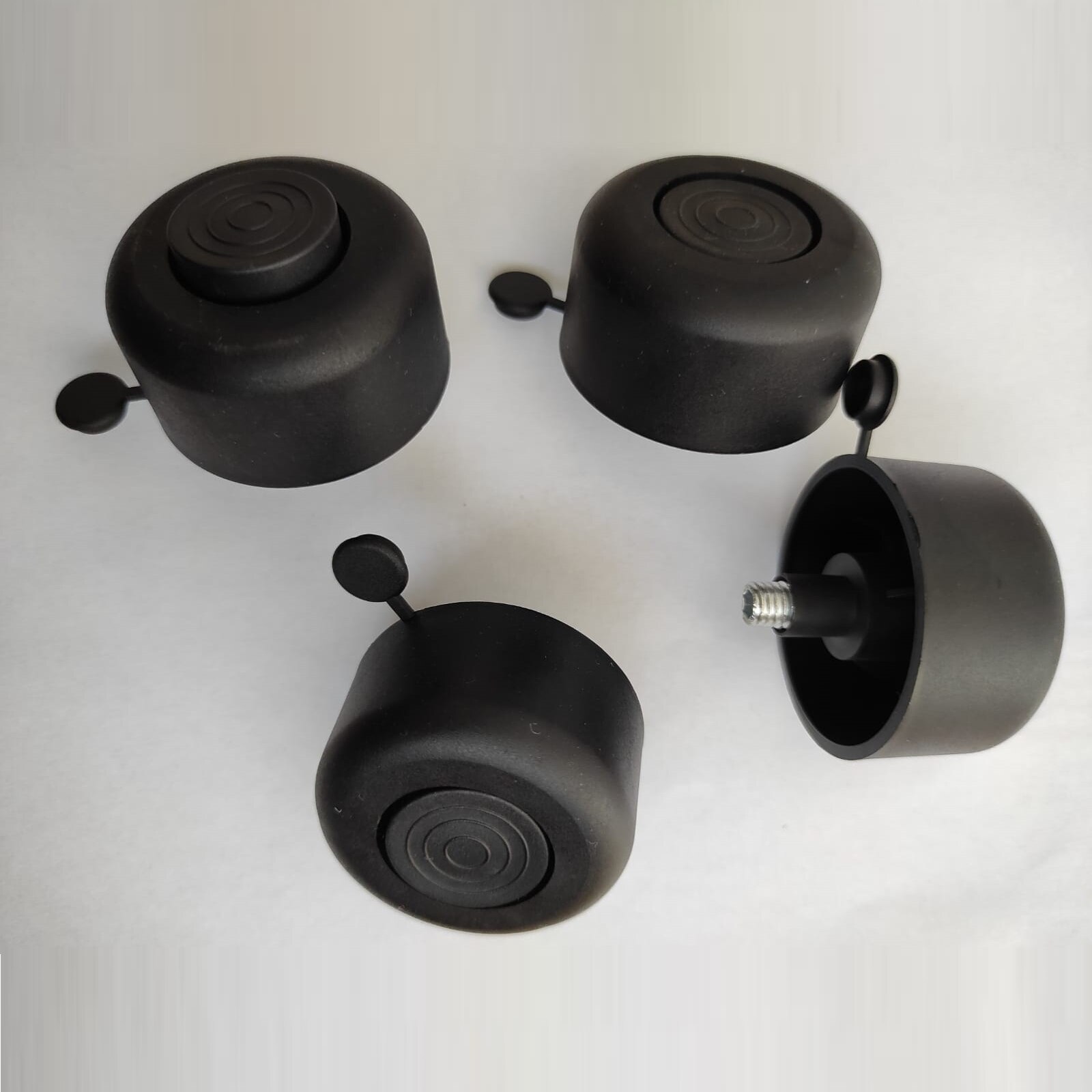 Set 50 Picioruse, Negru, reglabile, H 17 X D 48 - eMAG.ro