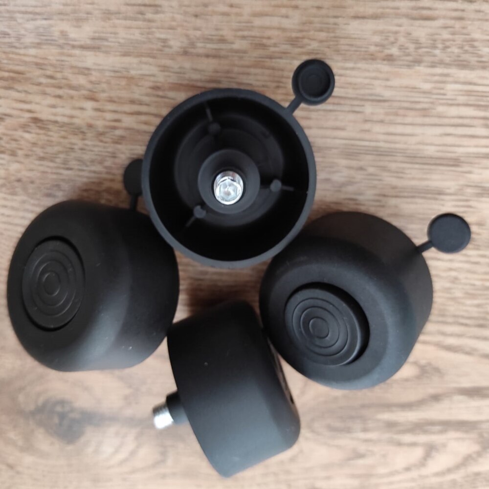 Set 50 Picioruse, Negru, reglabile, H 17 X D 48 - eMAG.ro