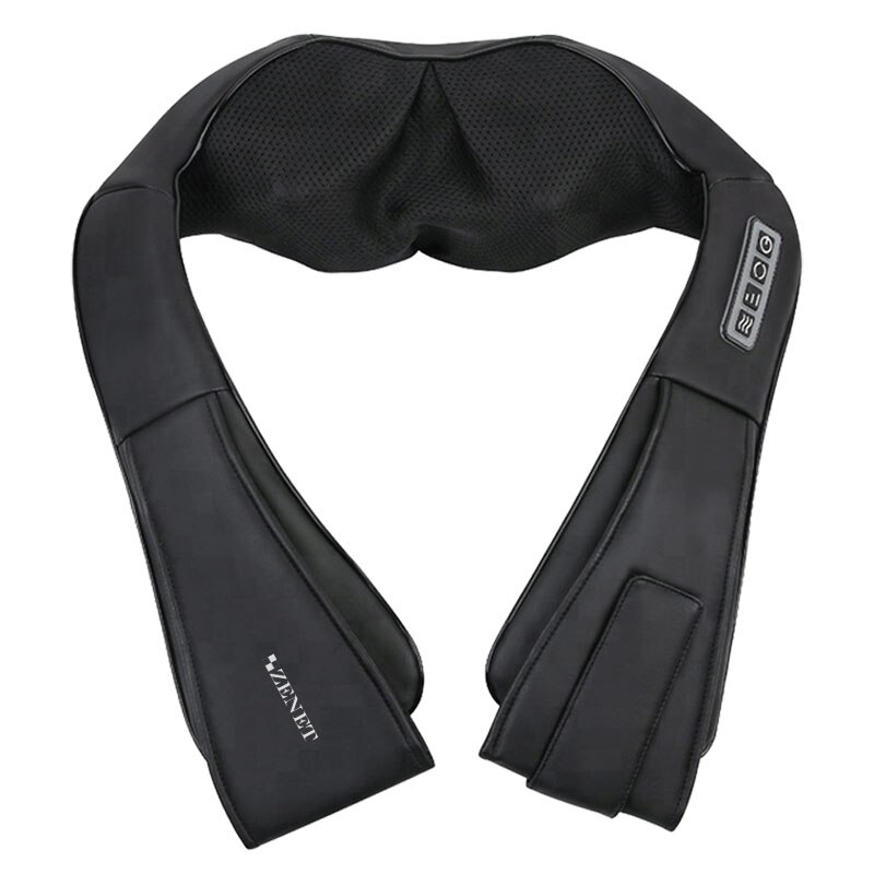 Aparat de masaj Shiatsu pentru gat, Zenet, Zenet-758, Piele artificiala ...