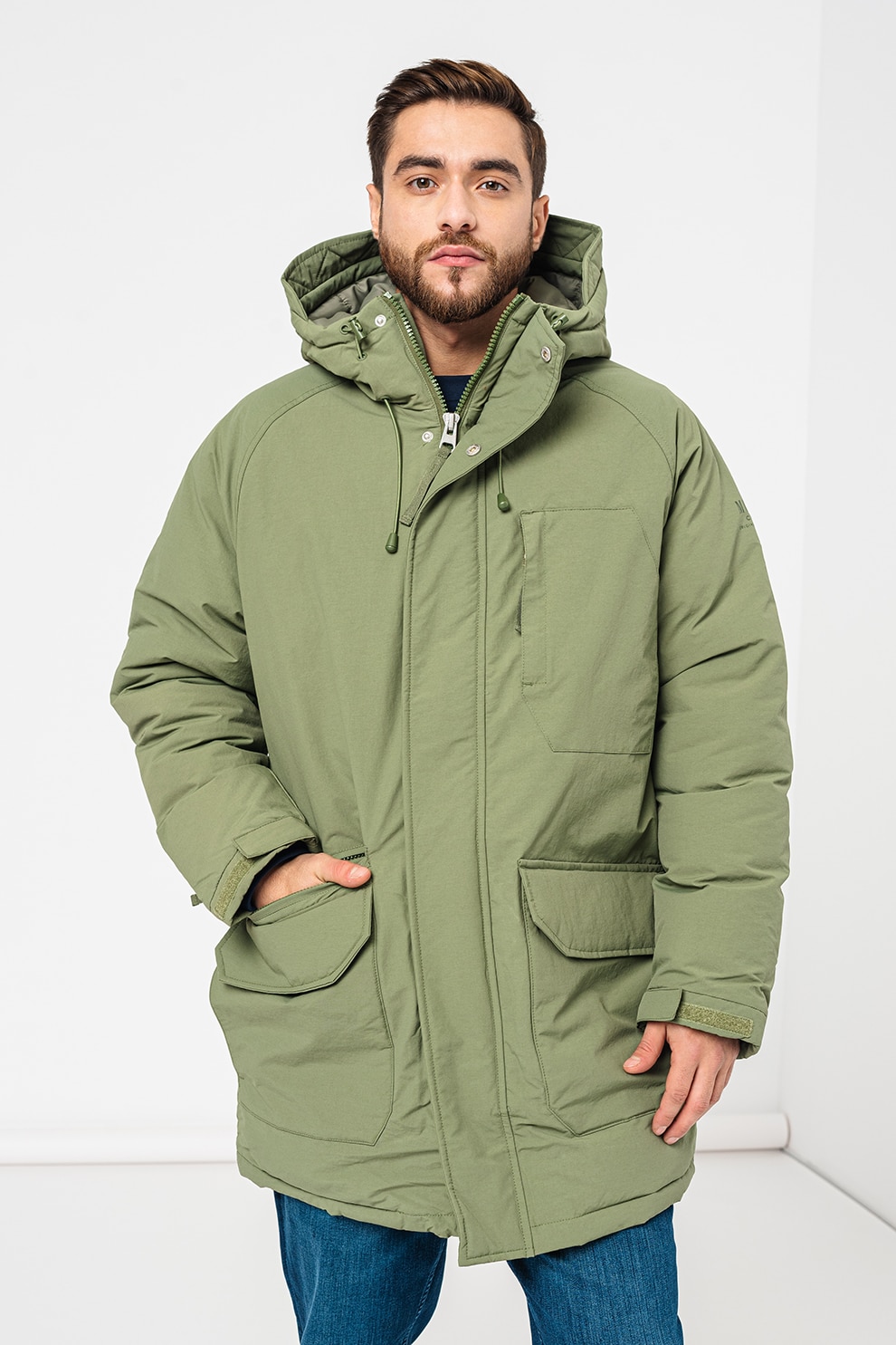 Mustang, Geaca parka Daniel, Verde feriga, S - eMAG.ro