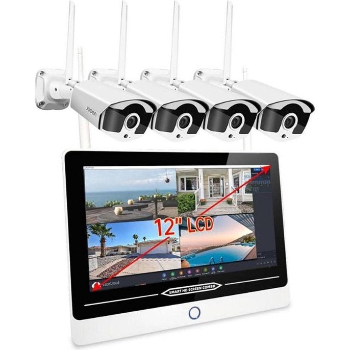 Система за наблюдение, 4 камери, 1 TB, WiFi, CCTV - eMAG.bg