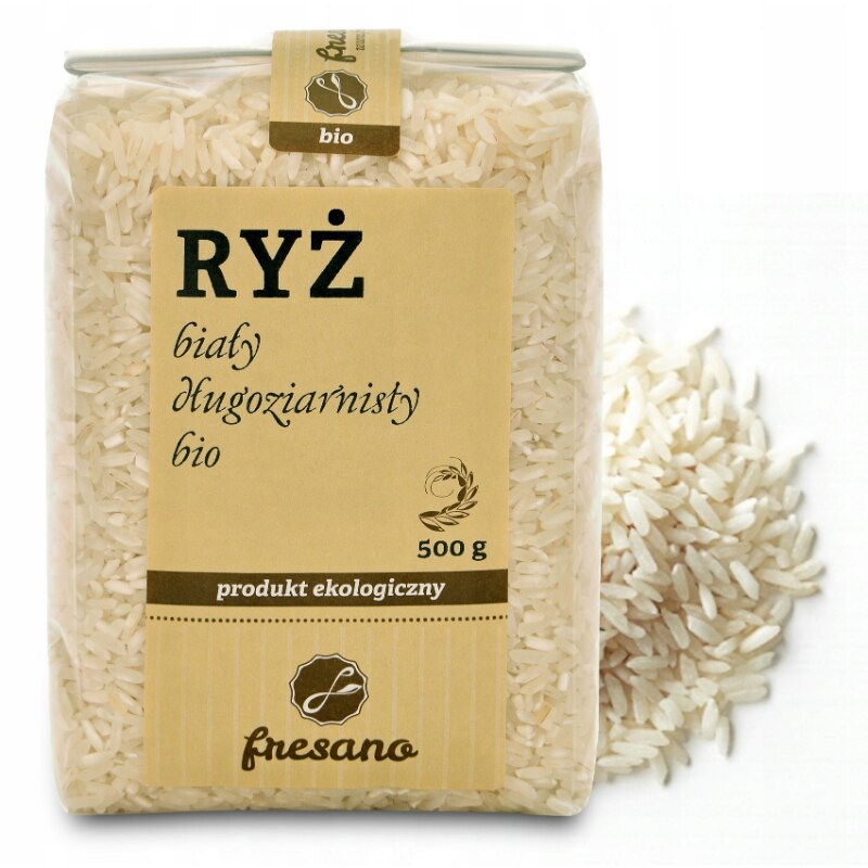 Orez alb cu bob lung Fresano, Bio, 500g - eMAG.ro