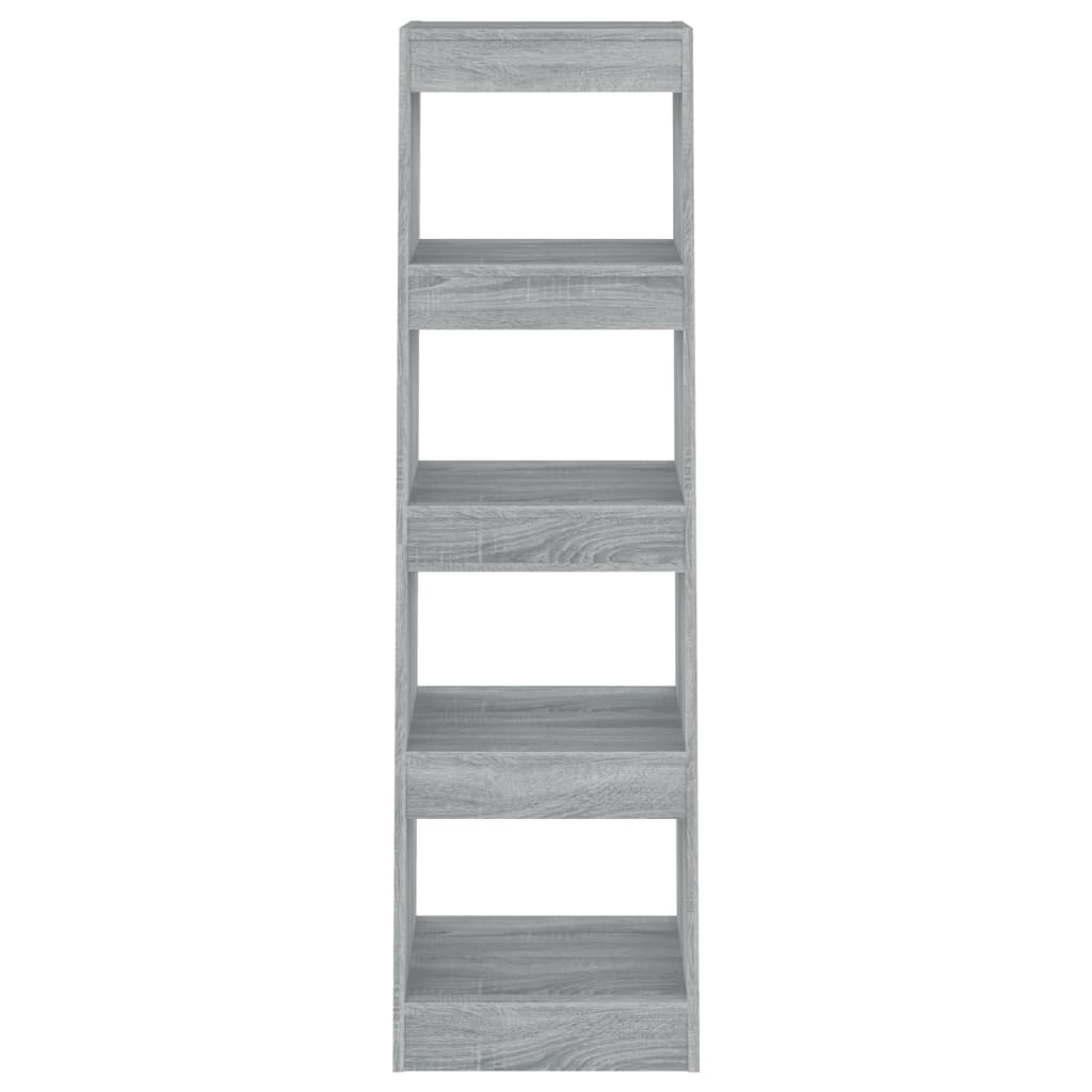 Biblioteca/Separator camera vidaXL, gri sonoma, 40x30x135 cm - eMAG.ro