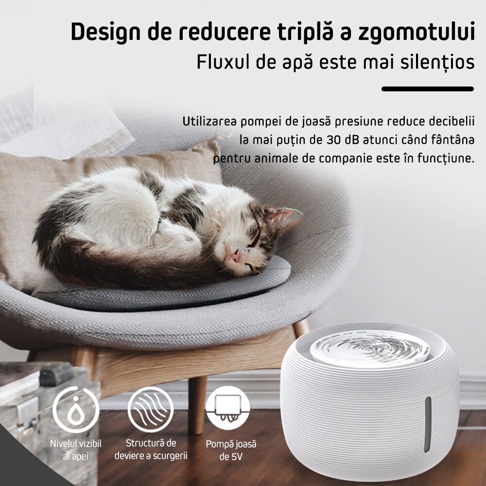 Dispenser apa automat, SDLOGAL, Fantana animale cu Indicator LED ...