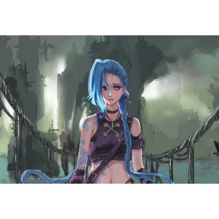 Poster Jinx Arcane Sad, 61x90cm, poster611, Multicolor - eMAG.ro