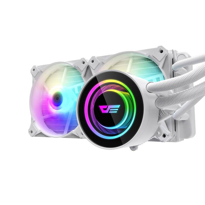 Cooler Darkflash DX240 PC, racire cu apa RGB 2x 120x120 - eMAG.ro
