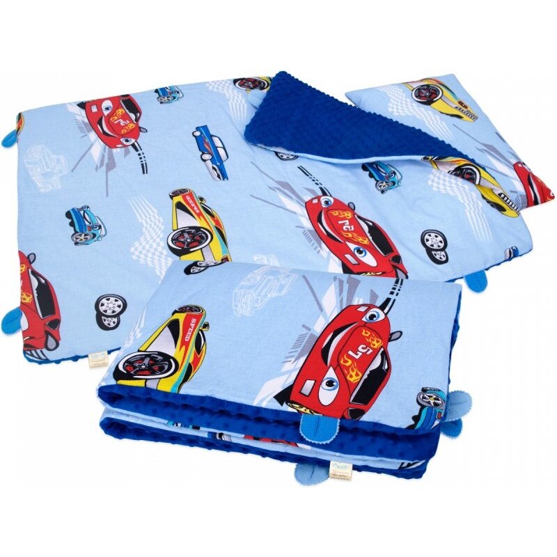 Set plapuma din bumbac, Bobo, perna, multicolor, 100 x 75 cm - eMAG.ro