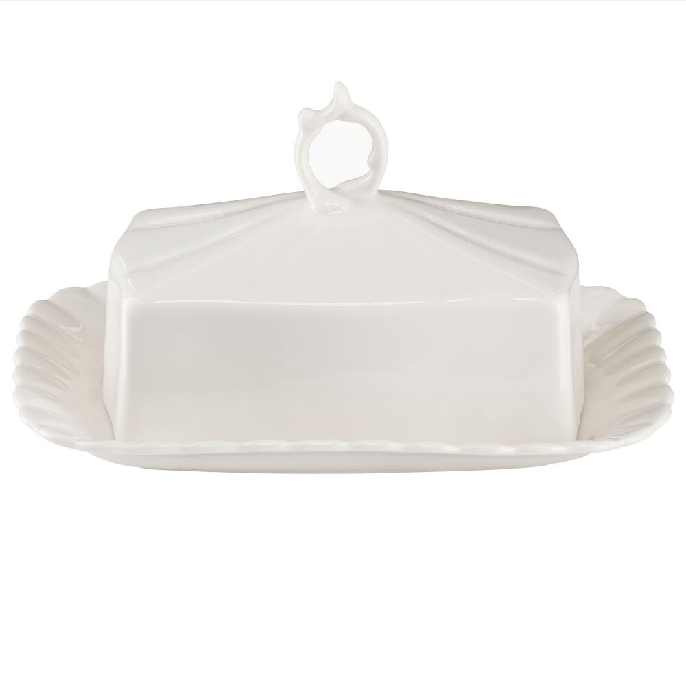 Untiera Clara Ivory, Villa Italia, Portelan, 15x20cm, Alb - eMAG.ro