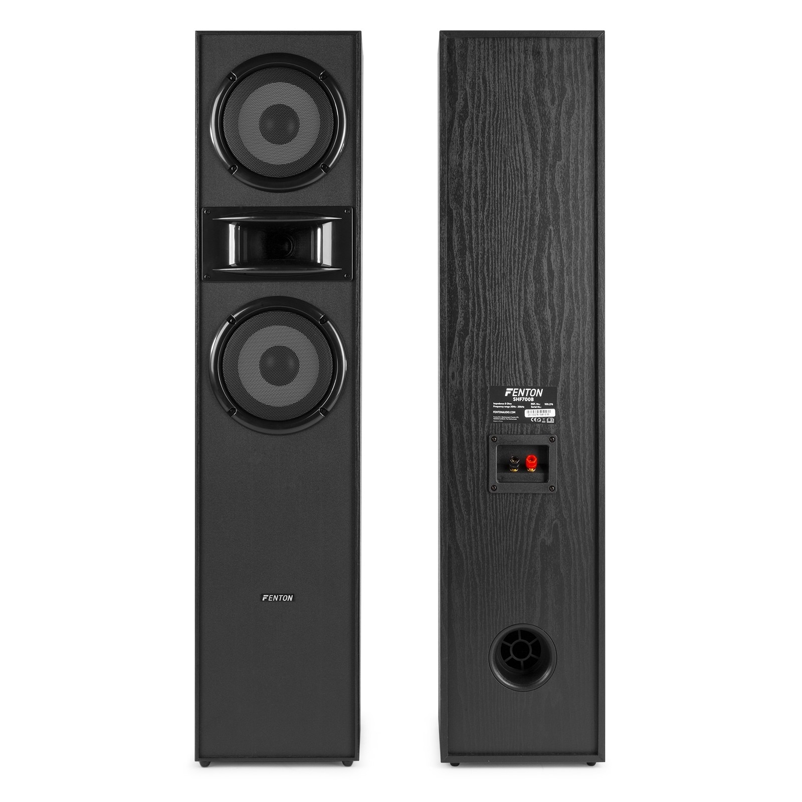 Set de 2 boxe turn, 6.5", 200W, negru, Fenton SHF700B - eMAG.ro