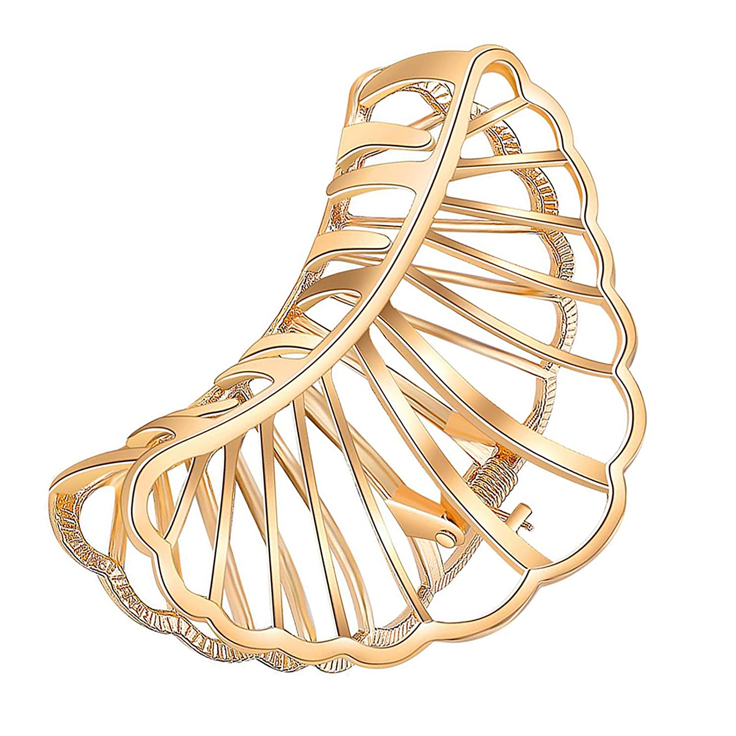 Set de doua agrafe decorative si elegante pentru par, metalice ...