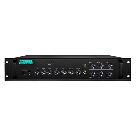 Amplificator 350W cu mixer DSPPA MP1010P, 6 zone, 2Mic si 3AUX, 100V & 4-16 Ohmi - eMAG.ro
