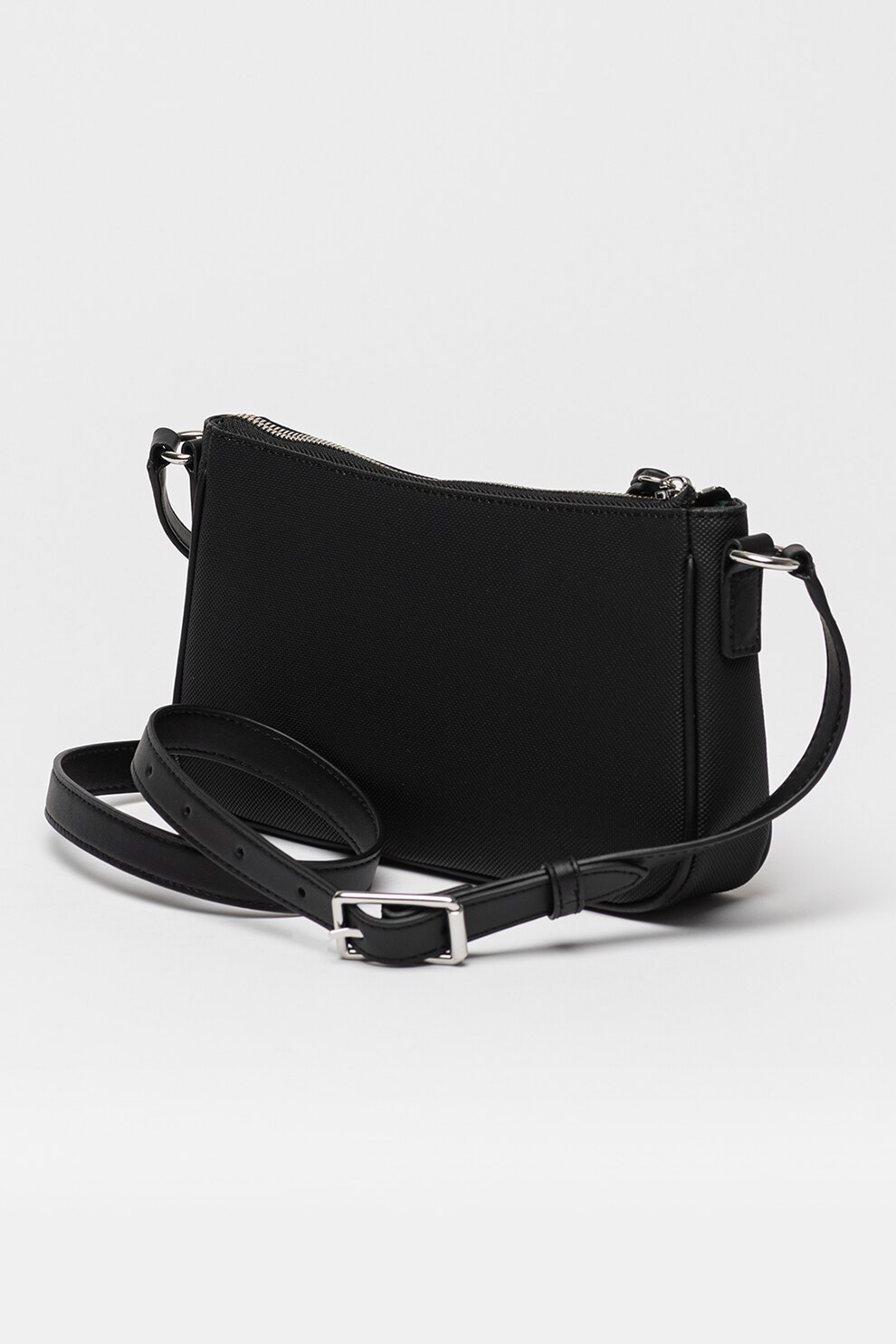 Lacoste, Чанта през рамо с лого, Черен - eMAG.bg