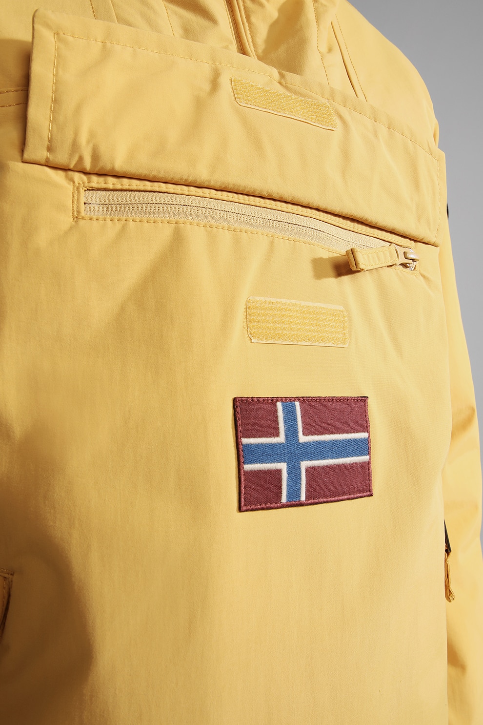 Napapijri, Geaca fara inchidere cu gluga si broderie logo Rainforest ...