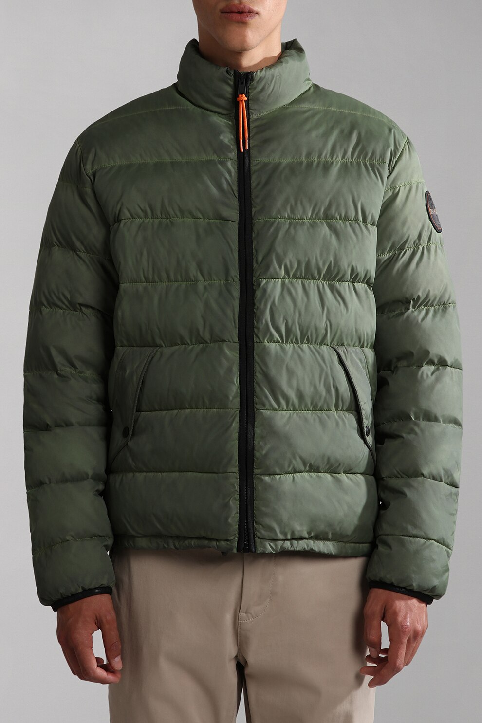 Napapijri, Geaca matlasata Plain, Kaki, S - eMAG.ro