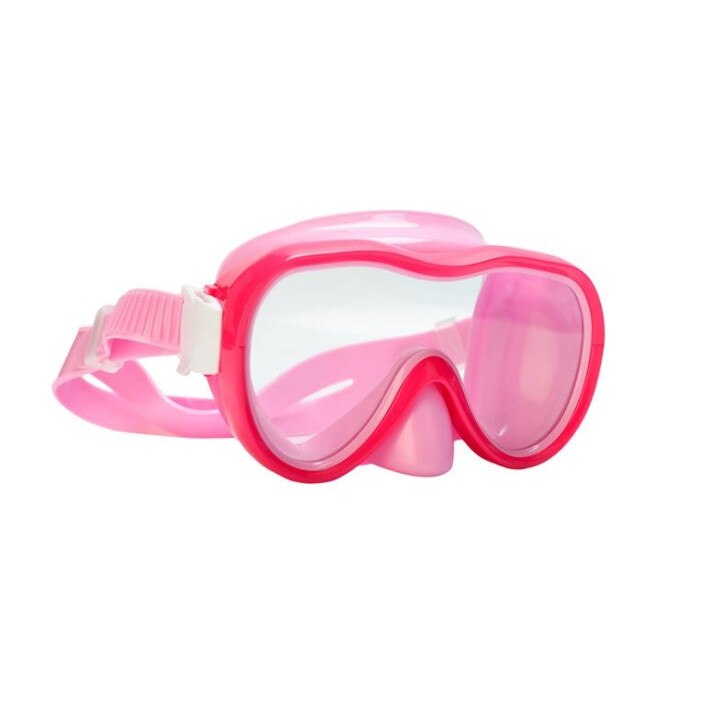 Masca de inot pentru copii, Roz, 6-12 ani, Plastic - eMAG.ro