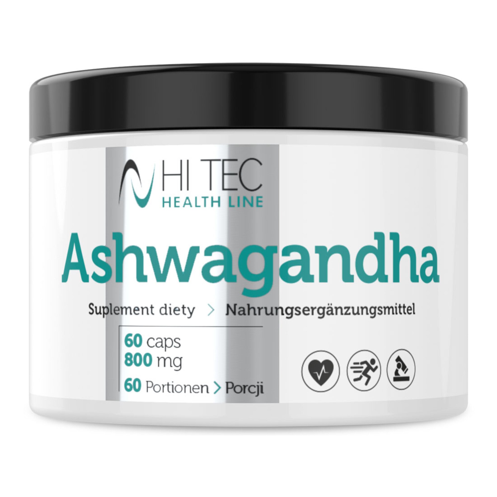 Supliment alimentar, Hi Tec Health Line, Extract de Ashwaganda, 60 ...