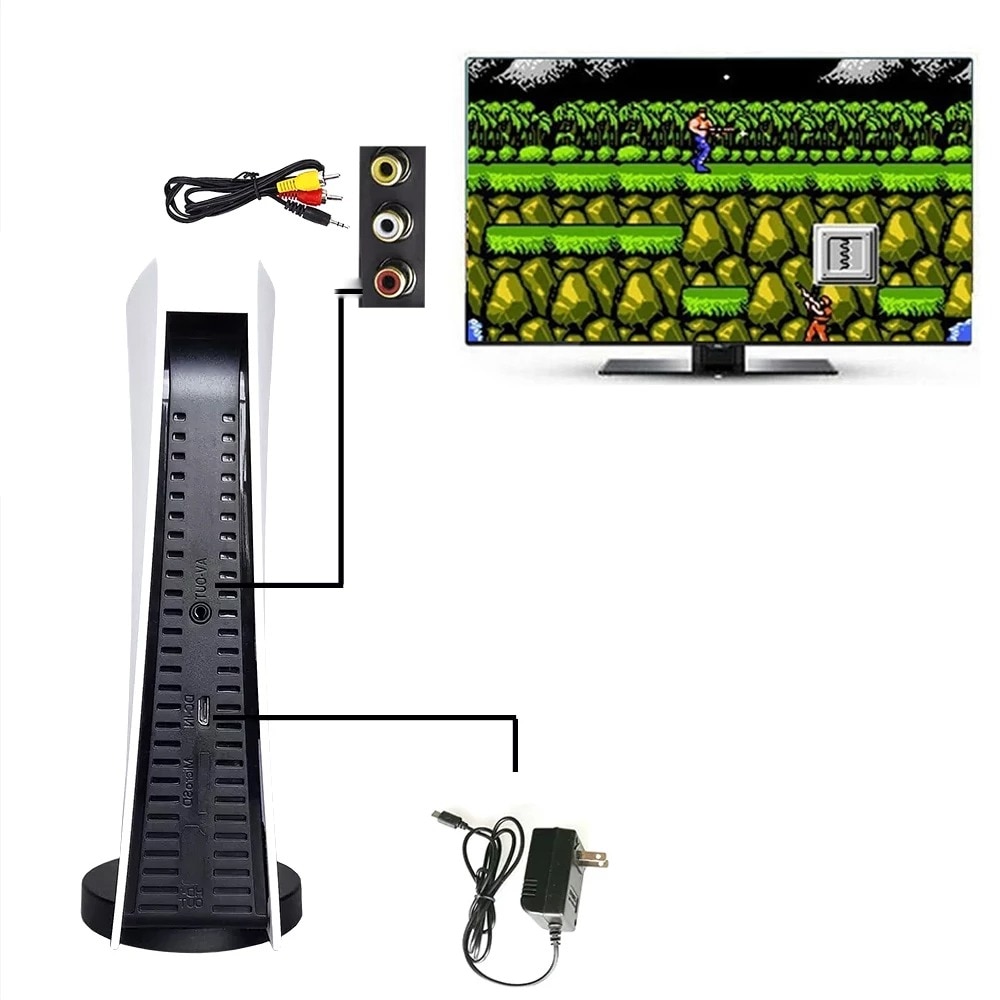 Joc video Tiessa, jocuri retro, wireless, 8 BIT - eMAG.ro