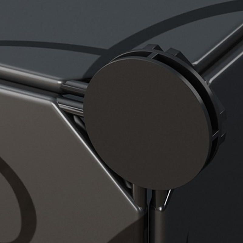 Dulap pentru haine, Negru, 110 x 36 x 165 cm - eMAG.ro