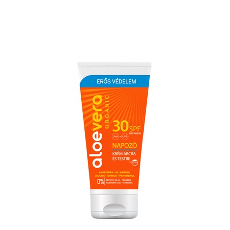 Crema solara, Aloe Vera, SPF30, Pentru fata si corp, 50 ml - eMAG.ro