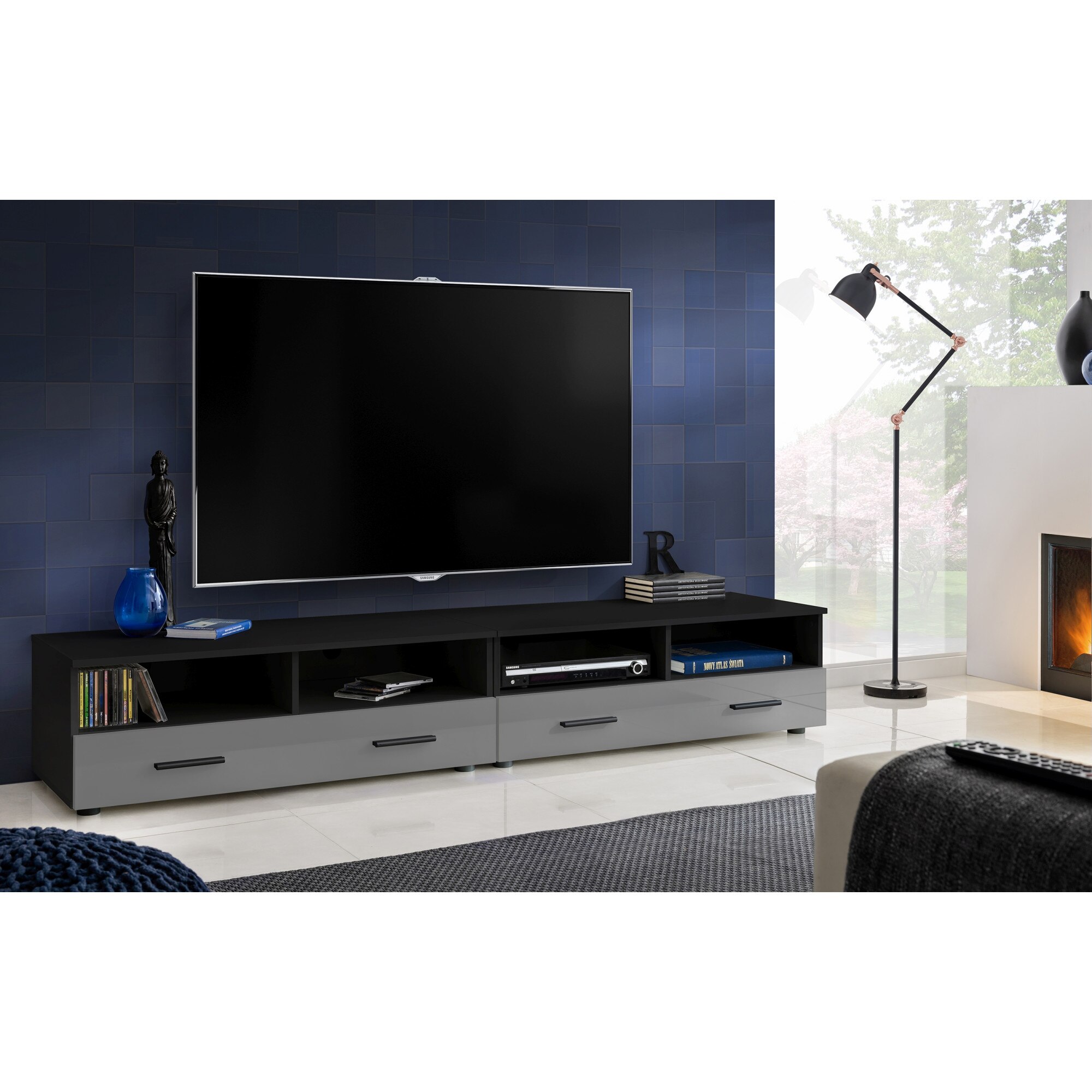 Comoda TV, Extreme Furniture, T31-200, Pal melaminat, 200 x 45 x 34.5 ...