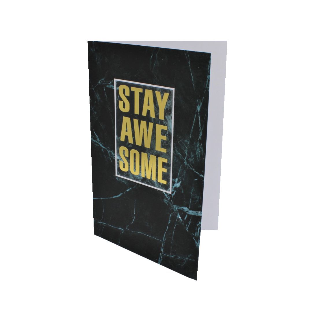 Картичка Top Trend Stay Awesome, 18 x 12 см - eMAG.bg