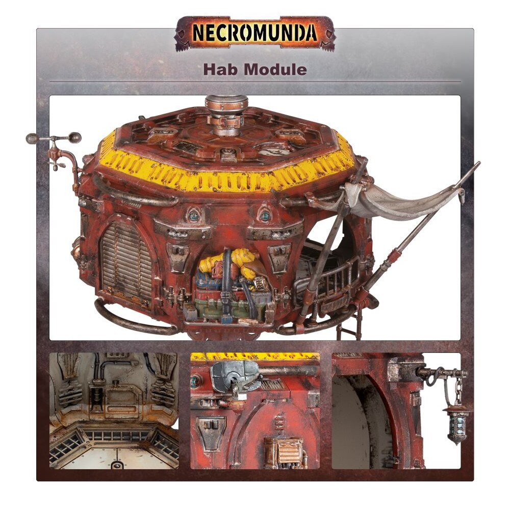 Terrain Necromunda фигурка, Games Workshop, Thatos Pattern Hab модул, 1 ...