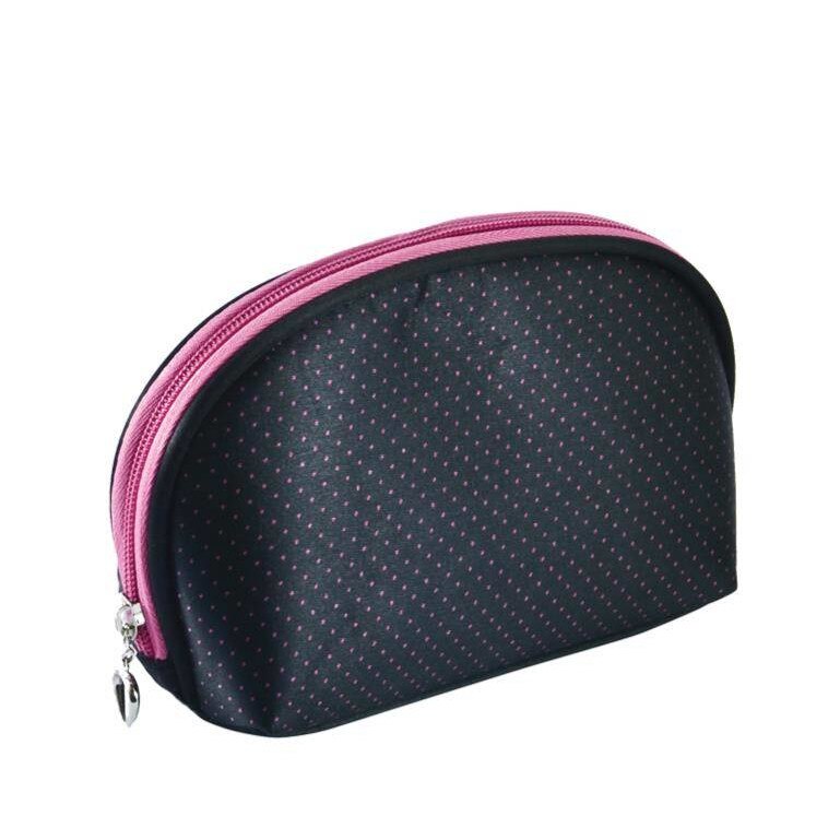 Organizator cosmetic Retro Vintage, Niko, 19x4x11 cm, Roz/Negru - eMAG.ro