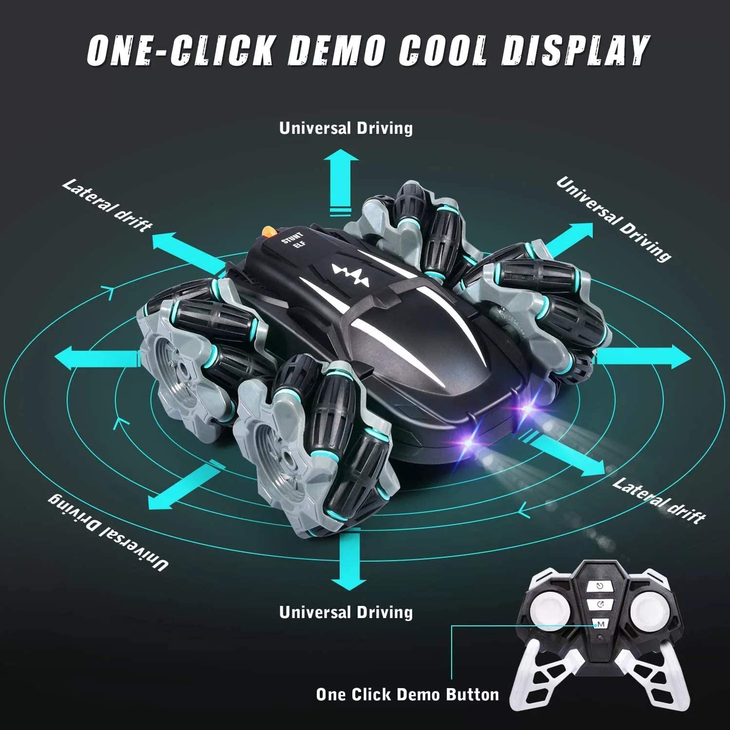 Masina cu telecomanda, ABS, 6 ani+, Argintiu - eMAG.ro