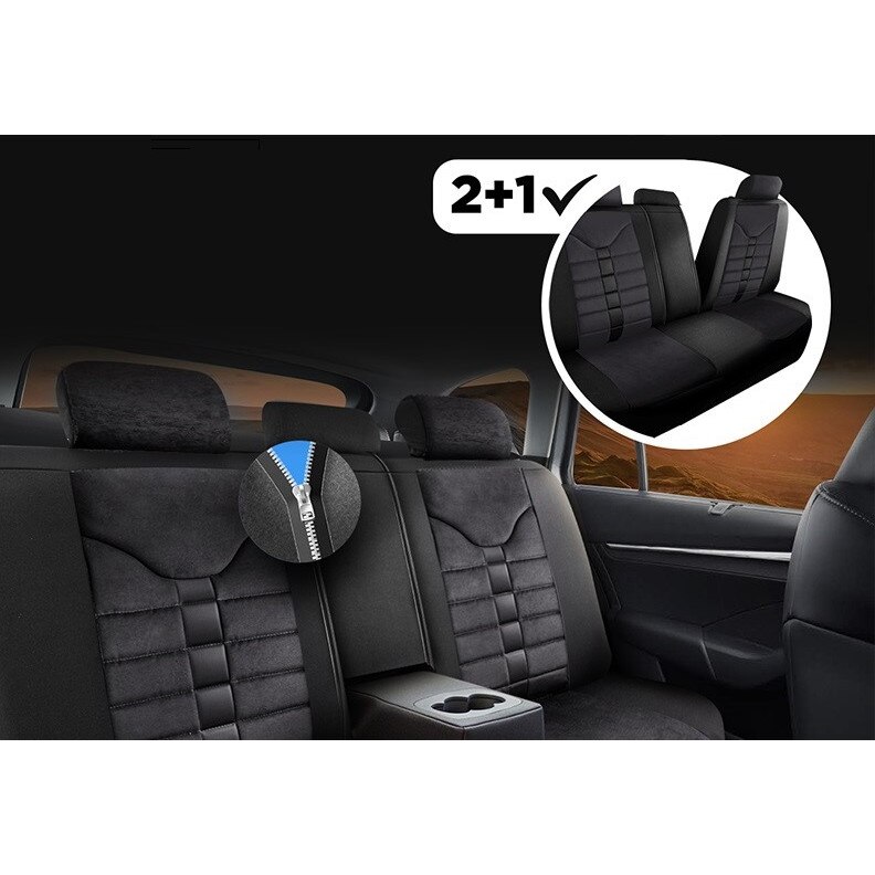 Set Huse scaune 7 piese Toronto pentru Dacia Duster II 2018-2022 - eMAG.ro