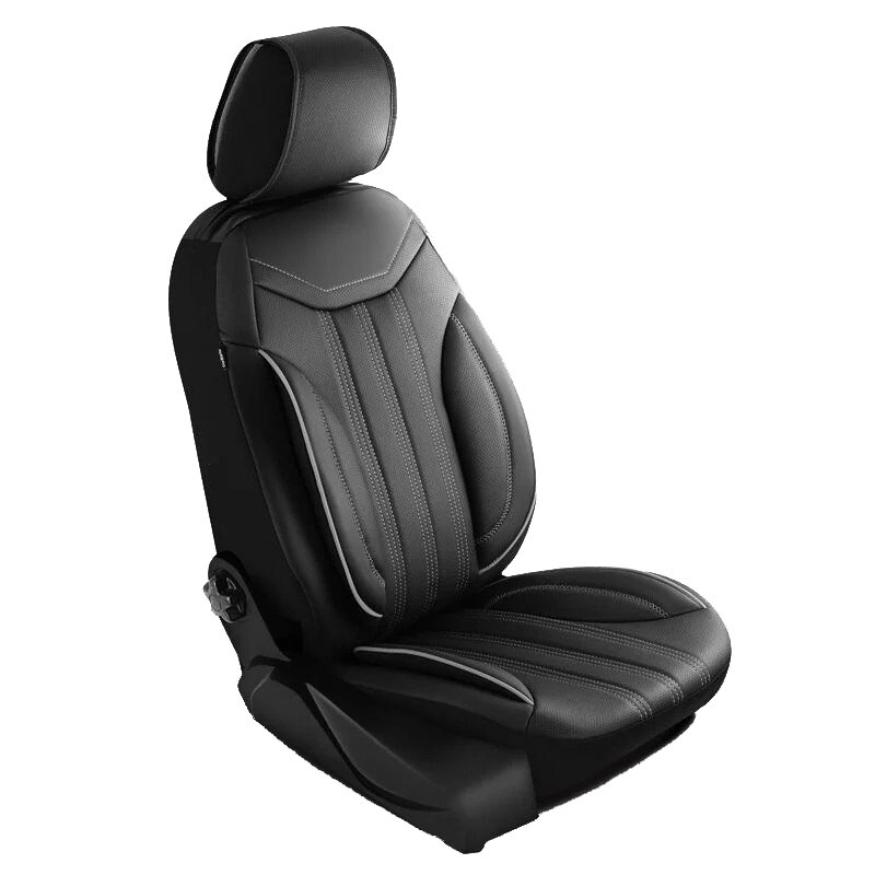 Set 7 piese Huse scaune Miami Black Edition pentru Dacia Duster II 2018 ...