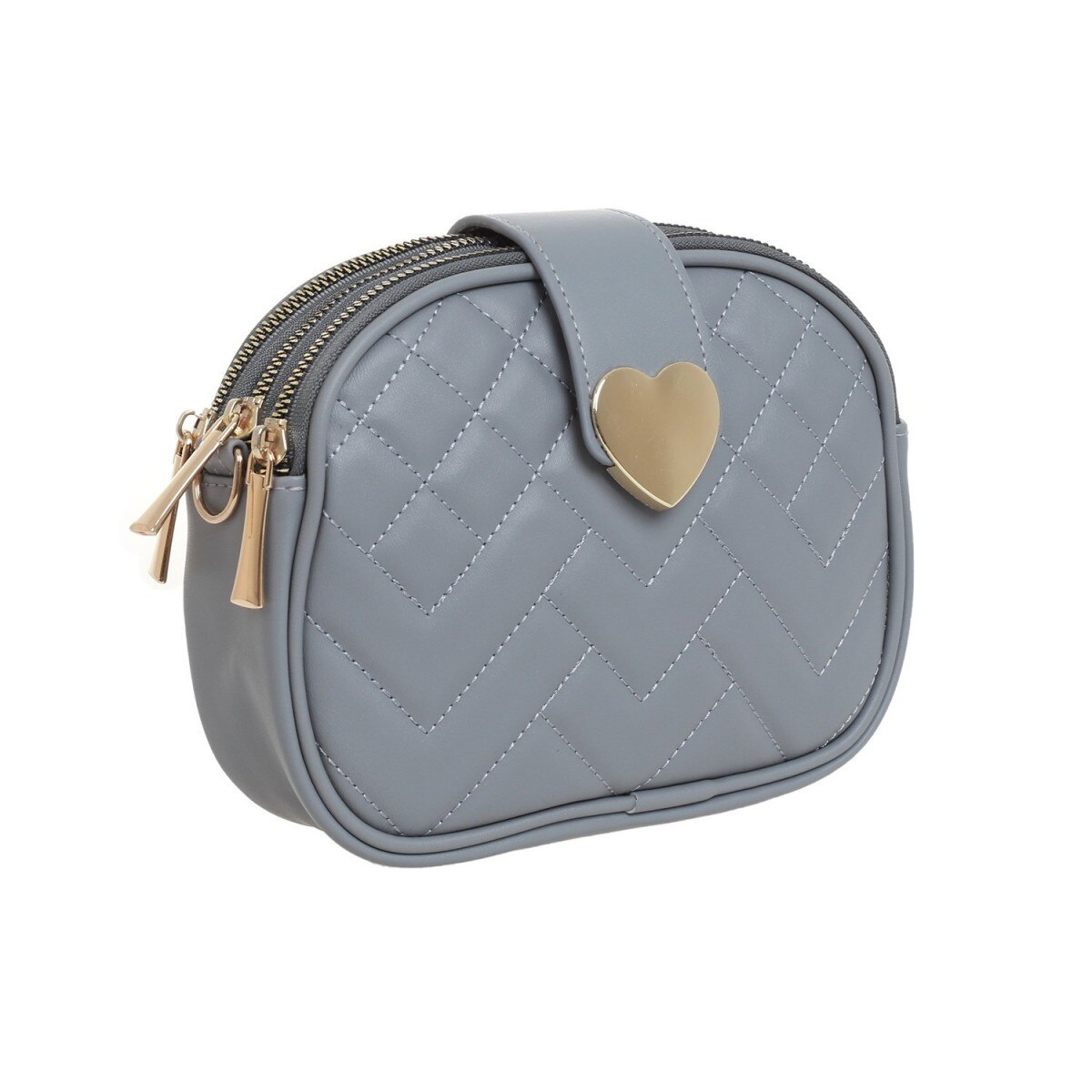 Poseta mini dama PAMI, PD-1221-381, 19x15x5cm Gri - eMAG.ro