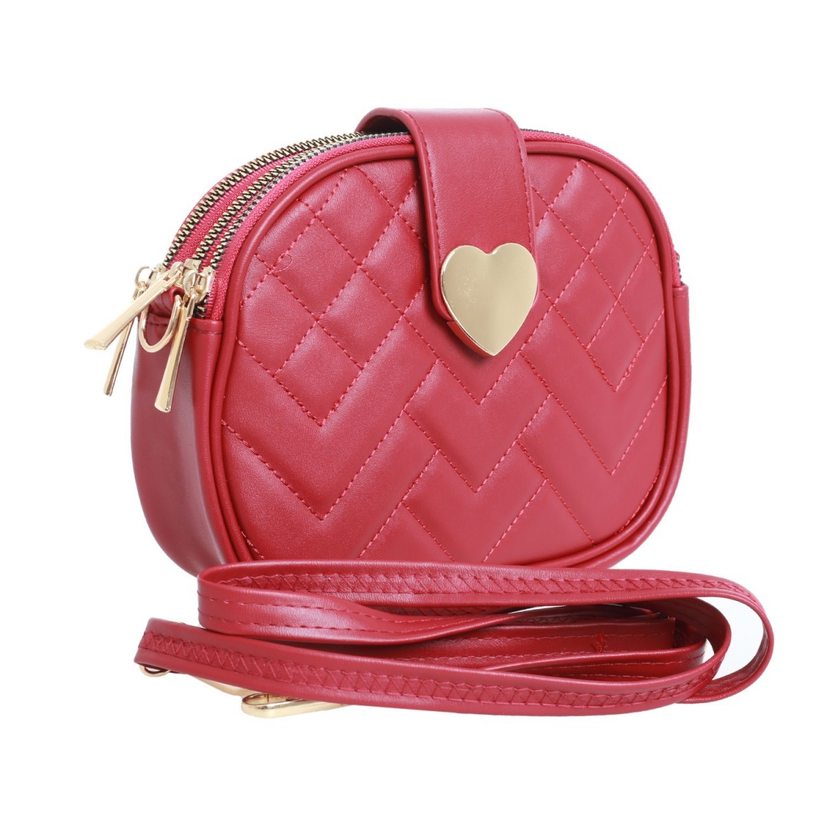 Poseta mini dama PAMI, PD-1221-381, 19x15x5cm Rosu - eMAG.ro