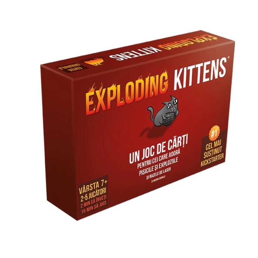 Joc de societate, Exploding Kittens, Chigoods, in engleza - eMAG.ro