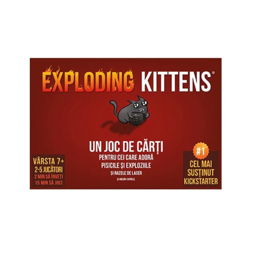 Joc de societate, Exploding Kittens, Chigoods, in engleza - eMAG.ro