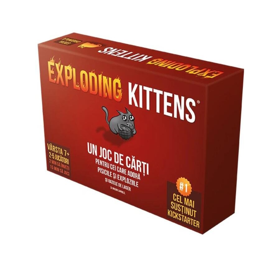 Joc de societate, Exploding Kittens, Chigoods, in engleza - eMAG.ro