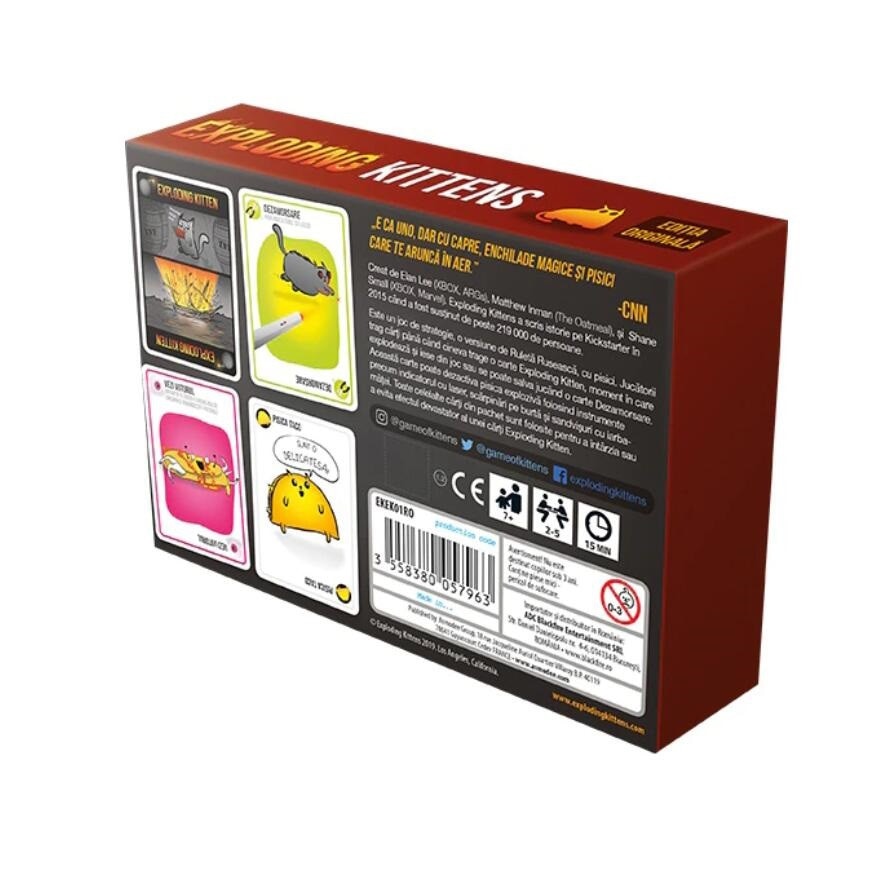 Joc de societate, Exploding Kittens, Chigoods, in engleza - eMAG.ro