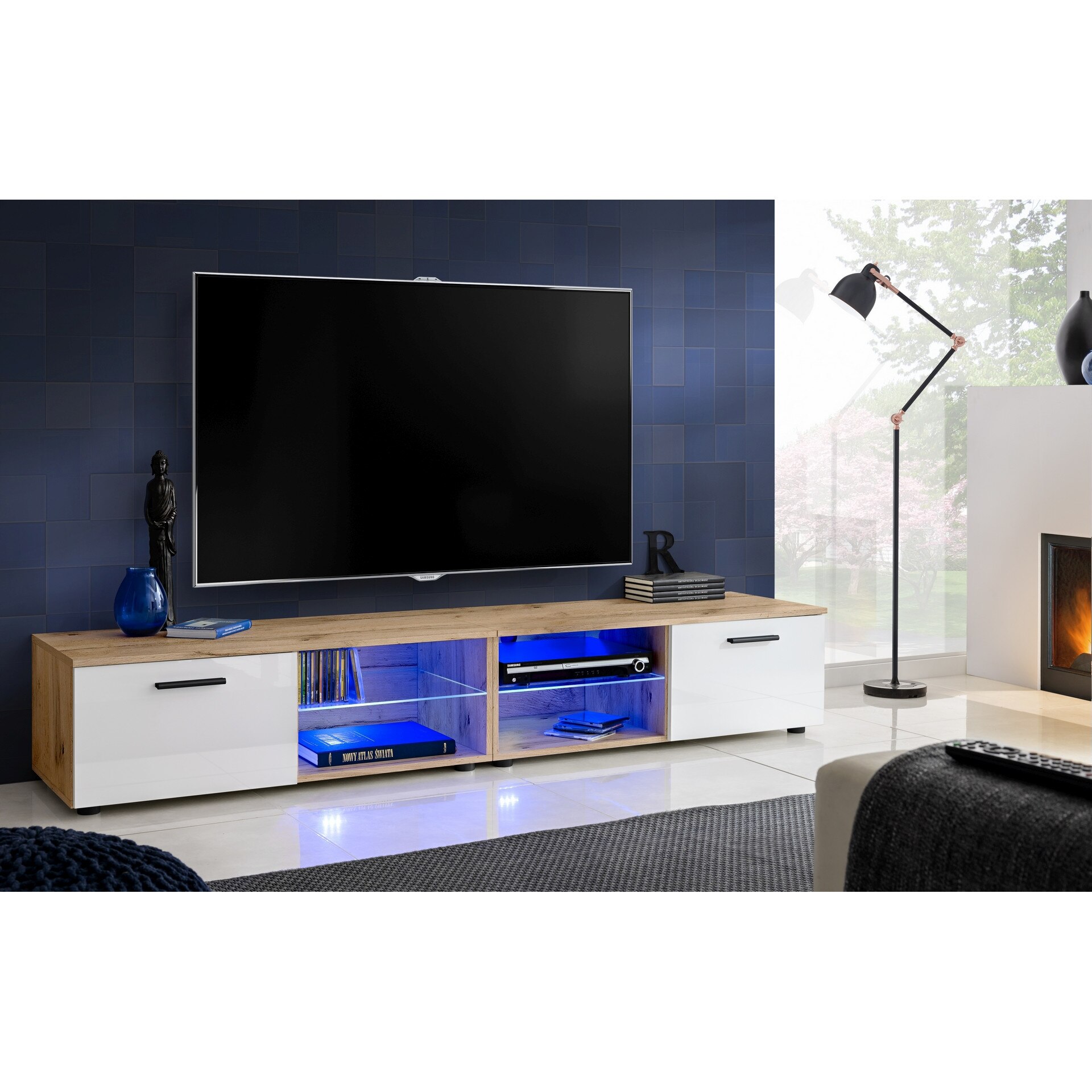 Comoda TV, Extreme Furniture, T32-200, Pal melaminat, 200 x 45 x 34.5 ...