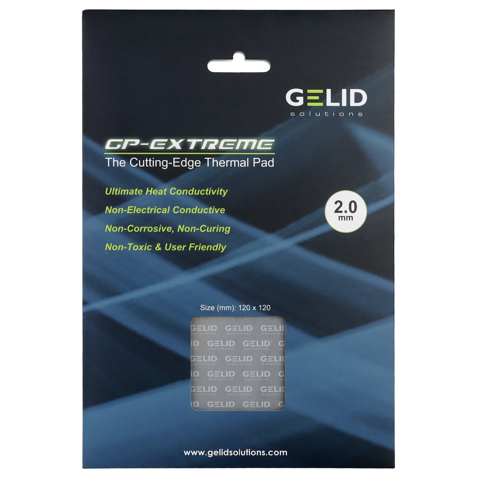 Gelid GP-Extreme thermal pad, 120x120, 2,0mm - eMAG.hu