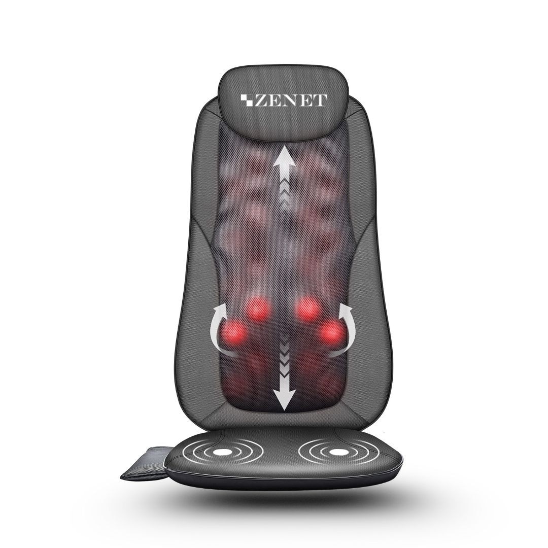 Масажна седалка Zenet Zet-832 ролкова с компресия - eMAG.bg