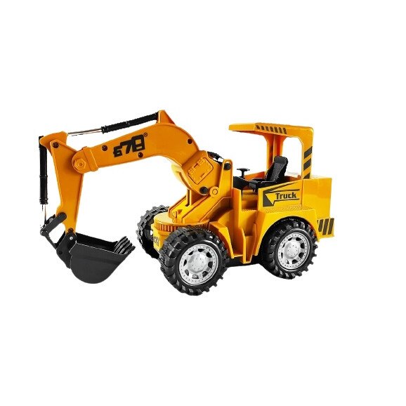 Excavator mic cu telecomanda, G147288, galben - eMAG.ro