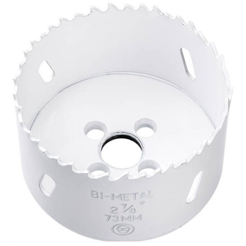 Carota bi-metal pentru metal si plastic, 73 mm, Alb - eMAG.ro