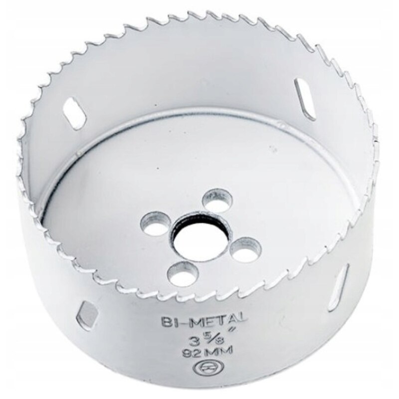 Carota bi-metal pentru metal si plastic, 92 mm, Alb - eMAG.ro