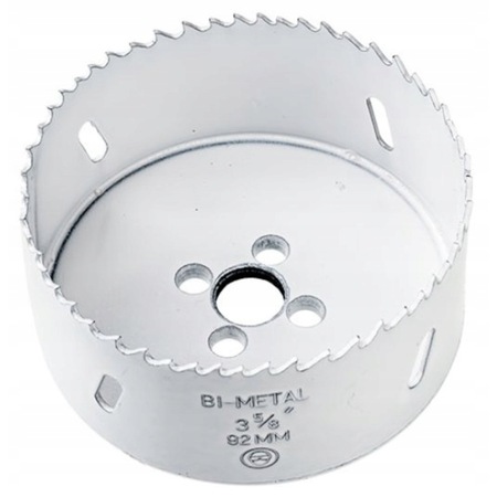 Carota bi-metal pentru metal si plastic, 92 mm, Alb - eMAG.ro