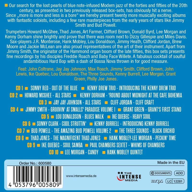 Blue Notes Vol.3 - Milestones Of Jazz Legends 10CD - eMAG.ro